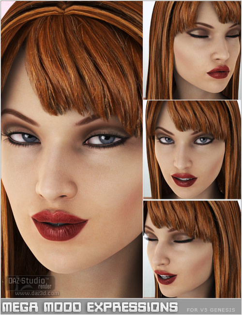 Mega Mood Expressions | Daz 3D
