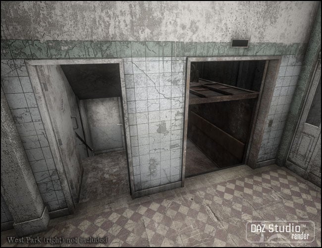 West Park Basement | Daz 3D