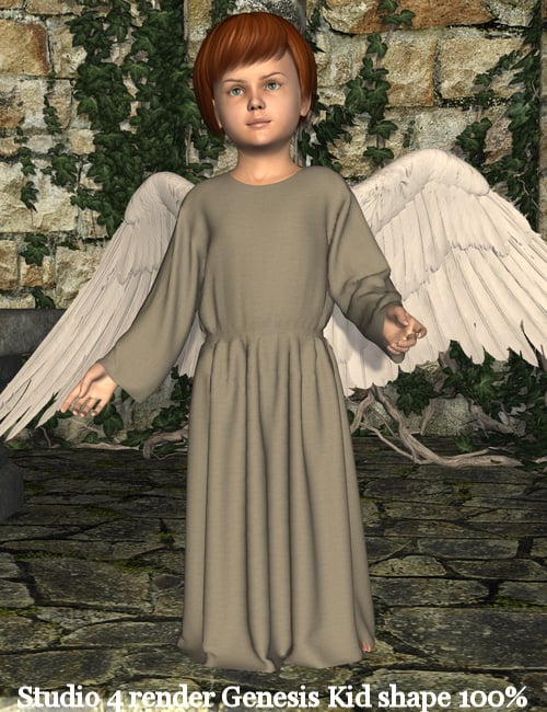 Angelic Dynamic Robe for K4 | Daz 3D