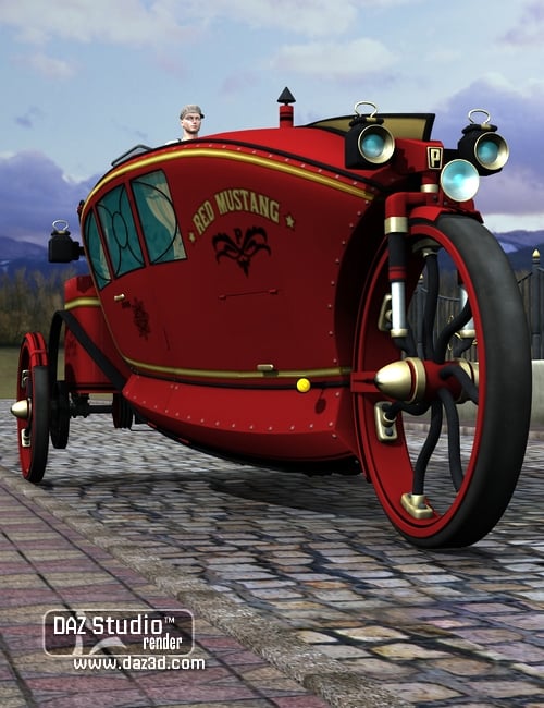 Steampunk Coach | Daz 3D