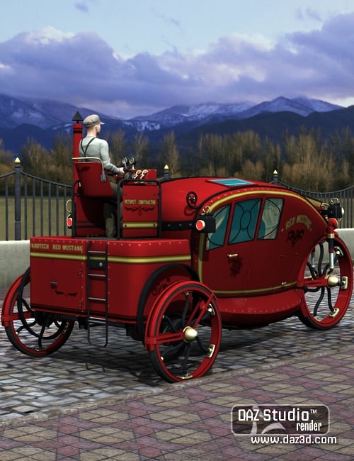 Steampunk Coach | Daz 3D