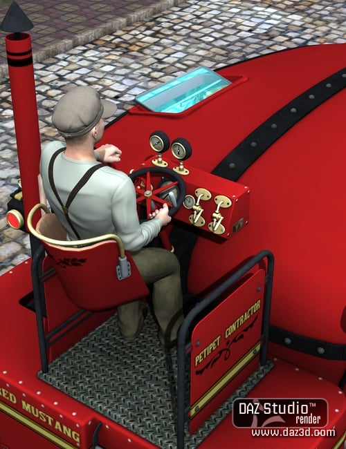 Steampunk Coach | Daz 3D