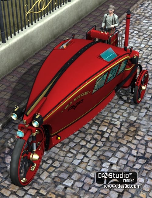 Steampunk Coach | Daz 3D