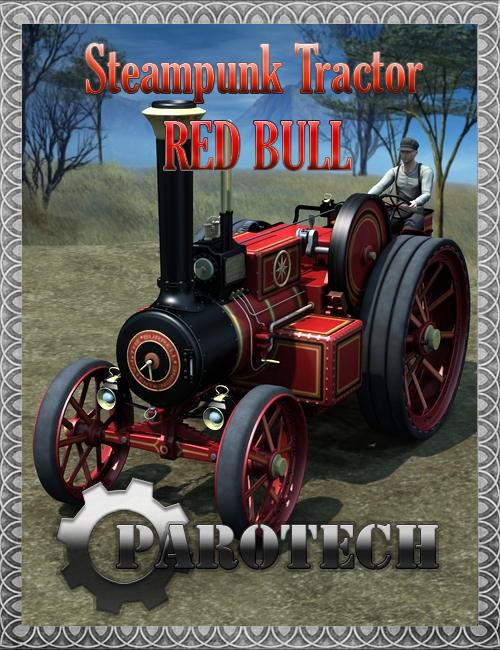 Steampunk Tractor | Daz 3D