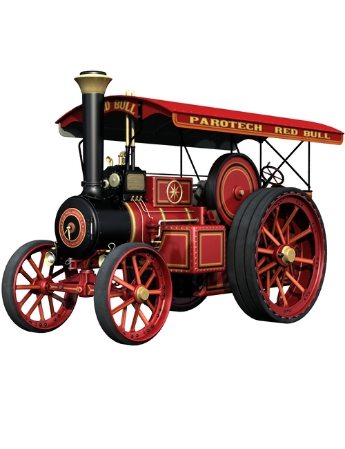 Steampunk Tractor | Daz 3D
