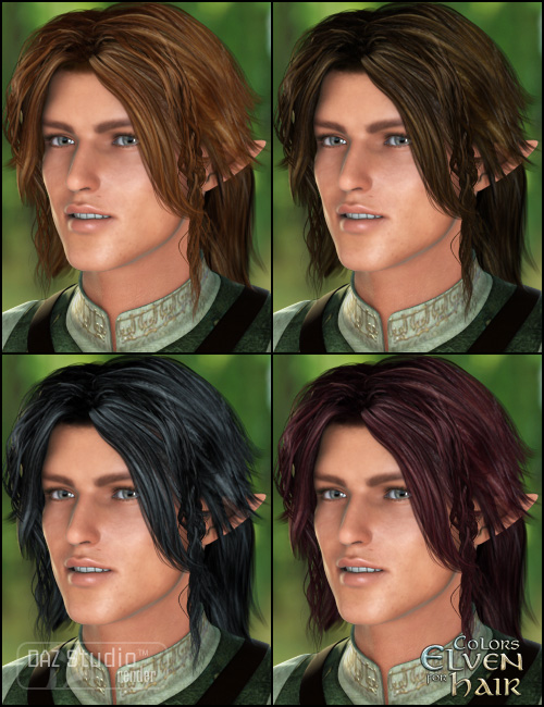 Colors for Elven Hair | Daz 3D