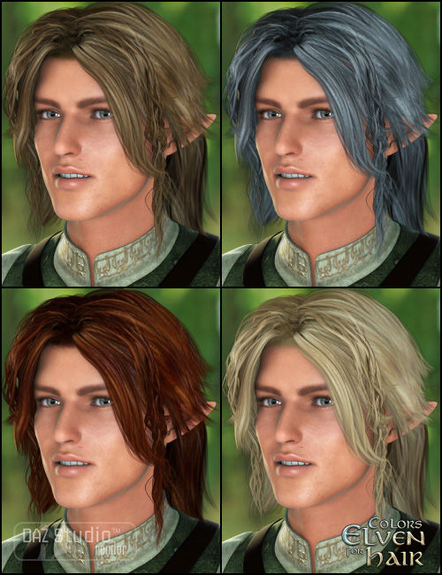 Colors for Elven Hair | Daz 3D