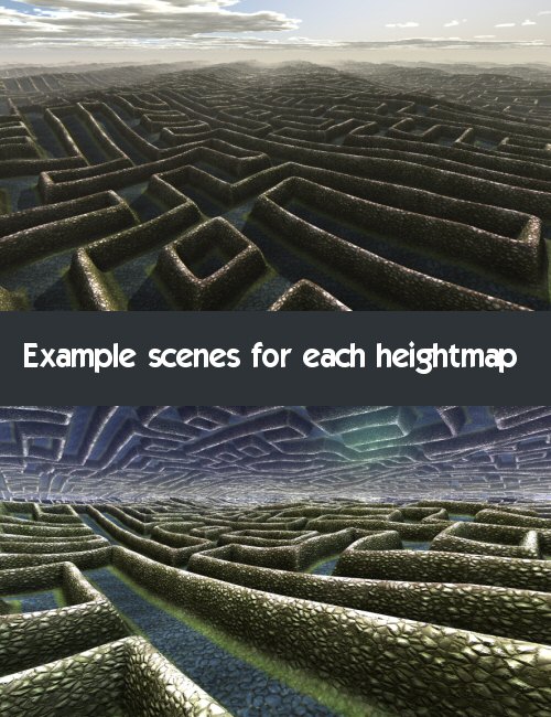 Bryce 7 Pro Tileable High Resolution Terrains and Matched Materials ...