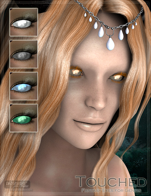 Touched Fantasy Eyes for Genesis | Daz 3D