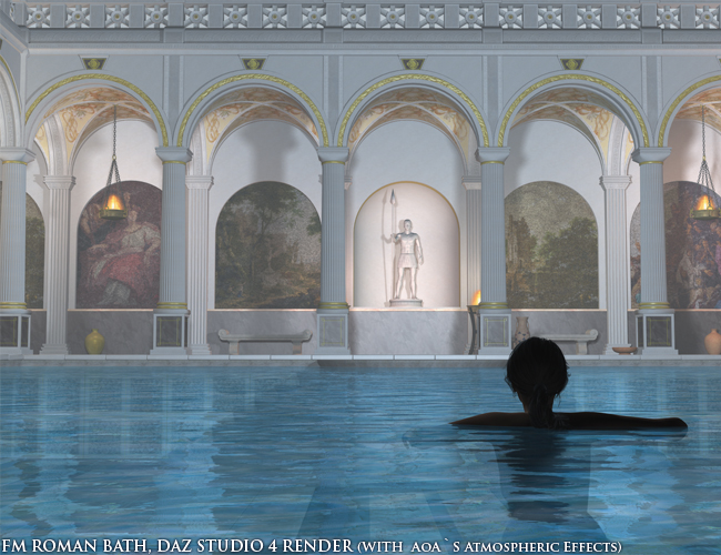 Roman Bath | Daz 3D