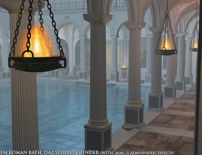 Roman Bath | Daz 3D