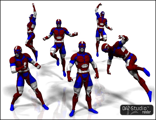 Extreme Heroes Ultimate Poses | Daz 3D
