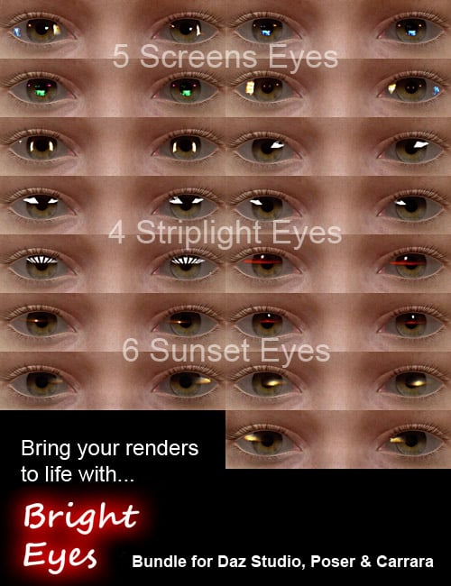Bright Eyes Bundle | Daz 3D