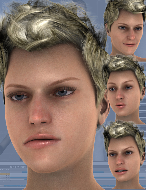 MORE Genesis Expressions and Face aniBlocks | Daz 3D