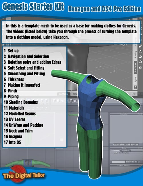 Genesis Starter Kit | Daz 3D