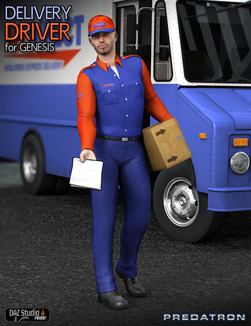 Delivery Driver Bundle | Daz 3D