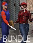 Delivery Driver Bundle | Daz 3D