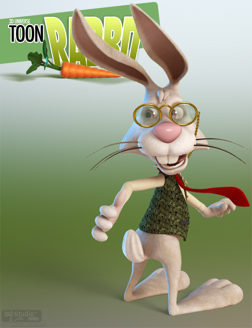 Toon Rabbit for DAZ Studio 4 | Daz 3D