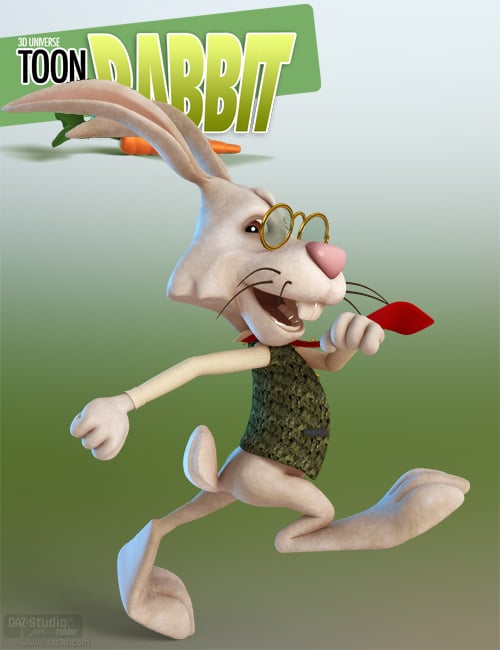Toon Rabbit Bundle | Daz 3D