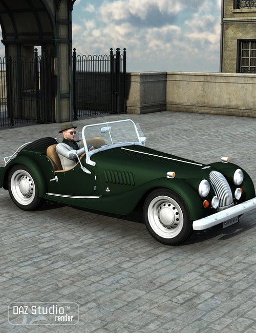 Sports Car Morris 1936 | Daz 3D