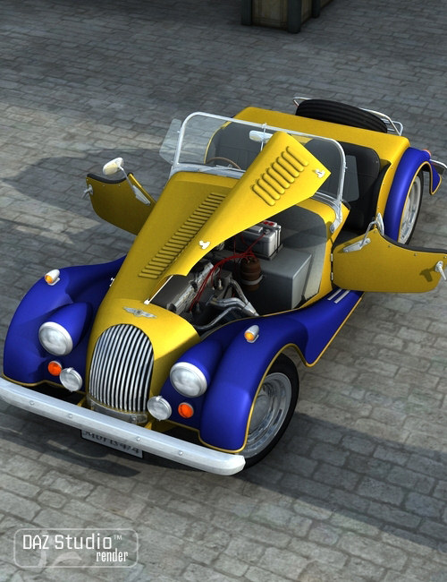 Sports Car Morris 1936 | Daz 3D