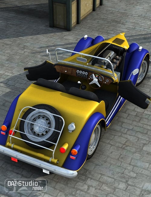 Sports Car Morris 1936 | Daz 3D