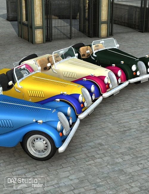 Sports Car Morris 1936 | Daz 3D