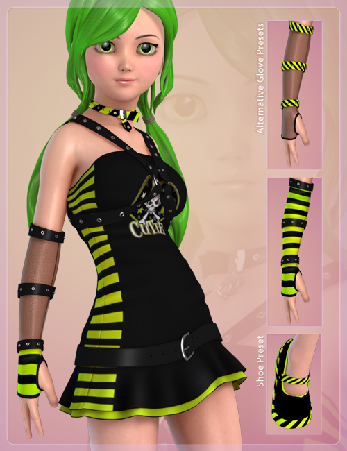Asobi Outfit | Daz 3D