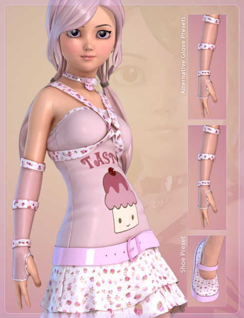 Asobi Outfit | Daz 3D