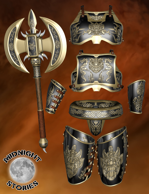 Demon Armor for Genesis Brute X | Daz 3D