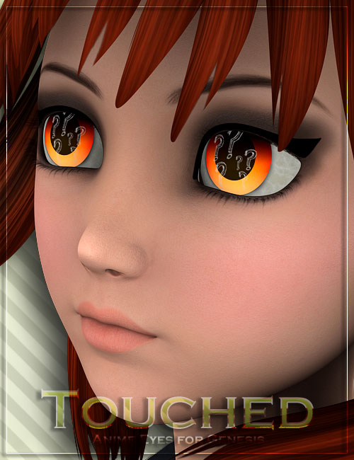 Touched Anime Eyes for Genesis | Daz 3D