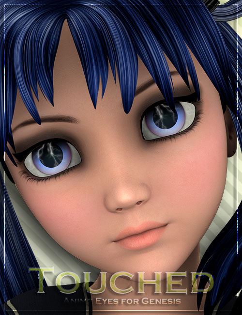 Touched Anime Eyes for Genesis | Daz 3D