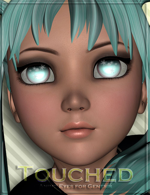 Touched Anime Eyes for Genesis | Daz 3D