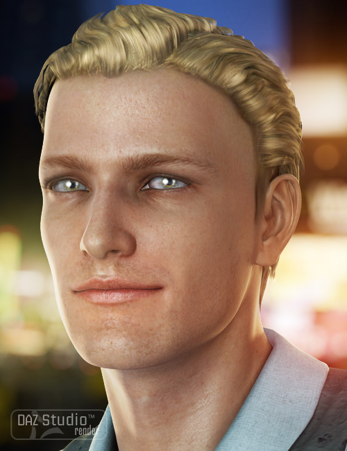 Timeless Male Hair for Genesis | Daz 3D