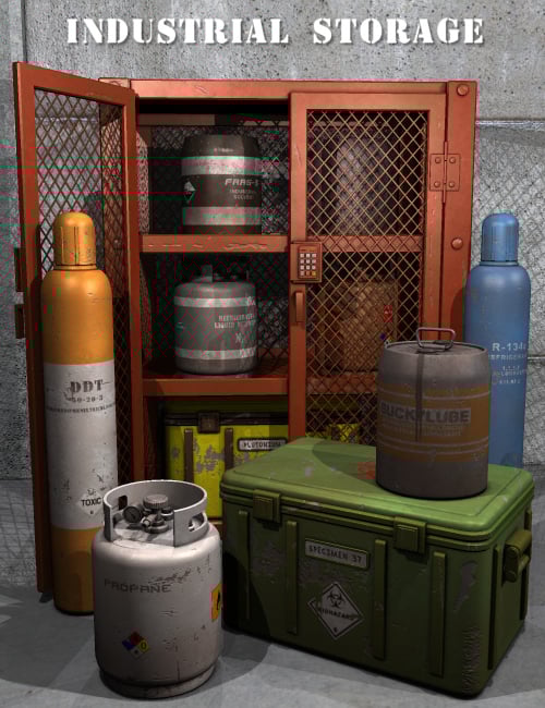 Industrial Clutter Bundle | Daz 3D