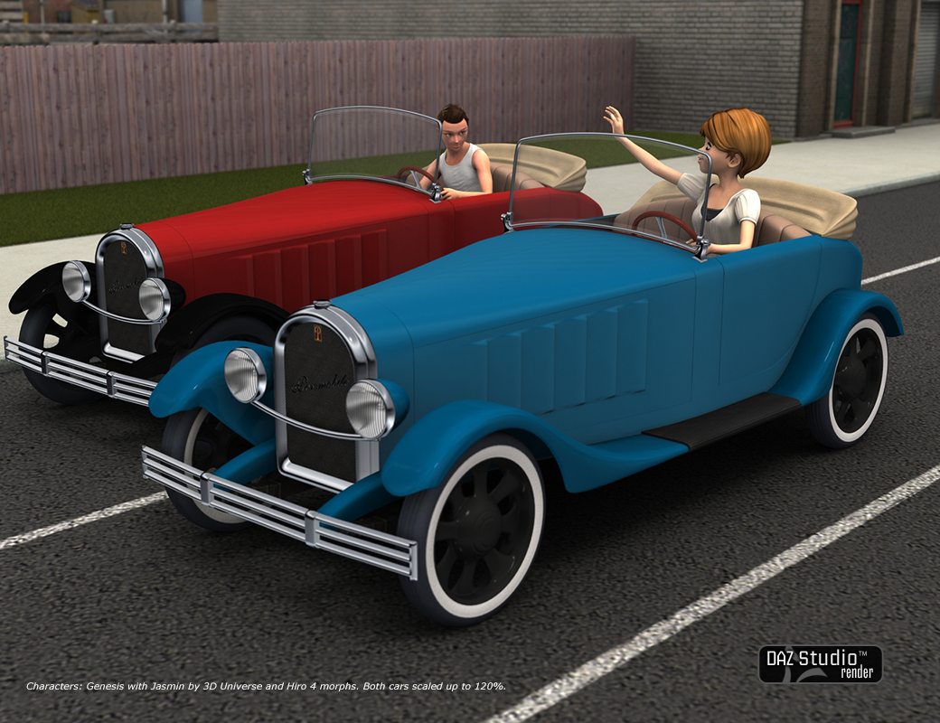 Porsmobile Toon Car | Daz 3D