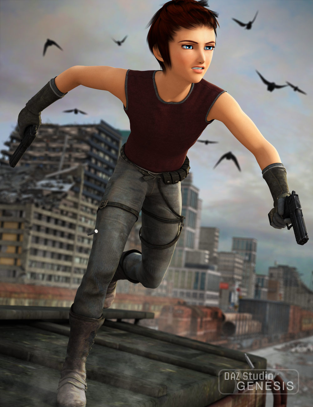 Hiro 5 Clothing and Hair ONLY Bundle | Daz 3D