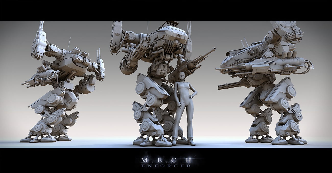 MECH 2012 Enforcer | Daz 3D