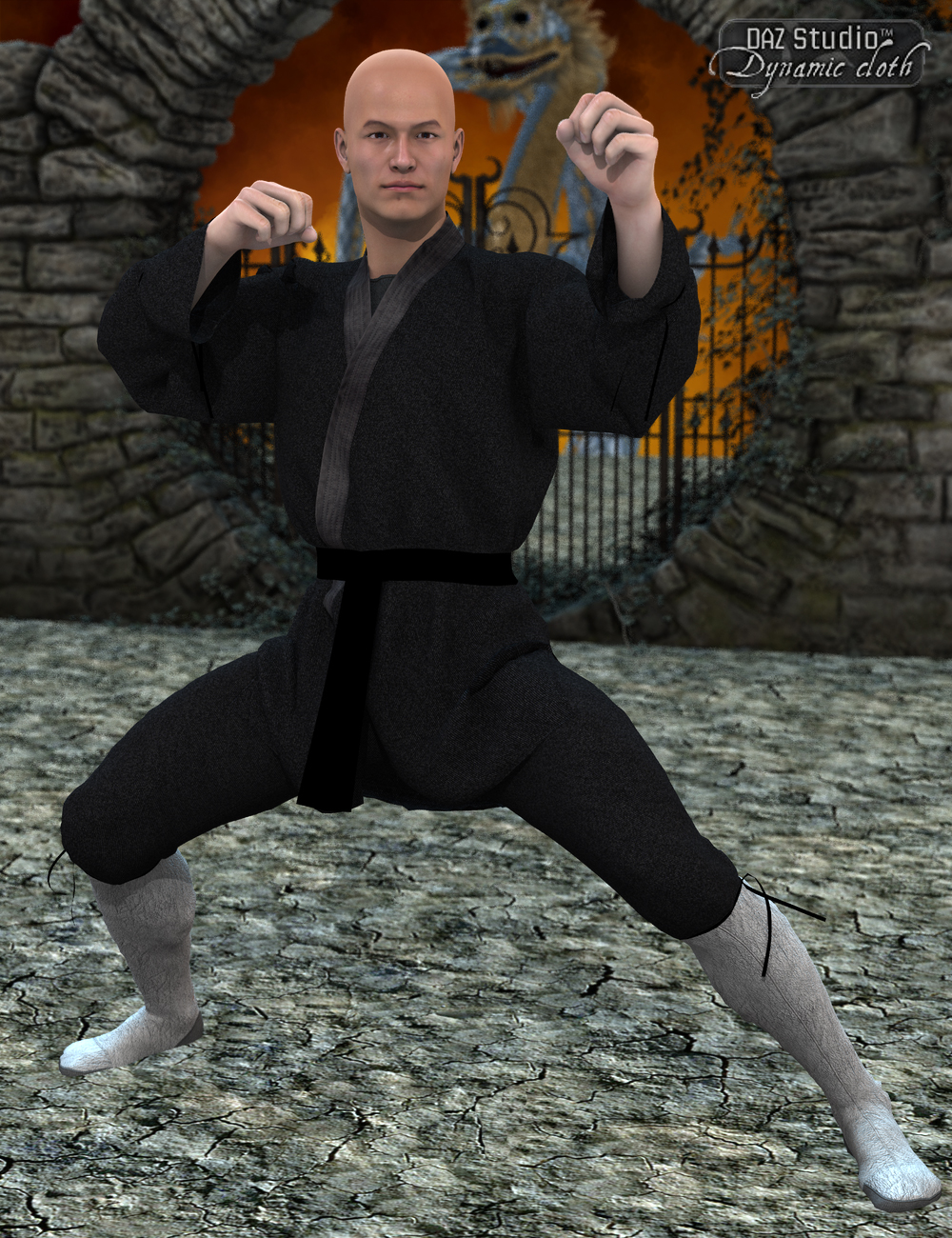 Dynamic Ninja Suit for Michael 5 | Daz 3D
