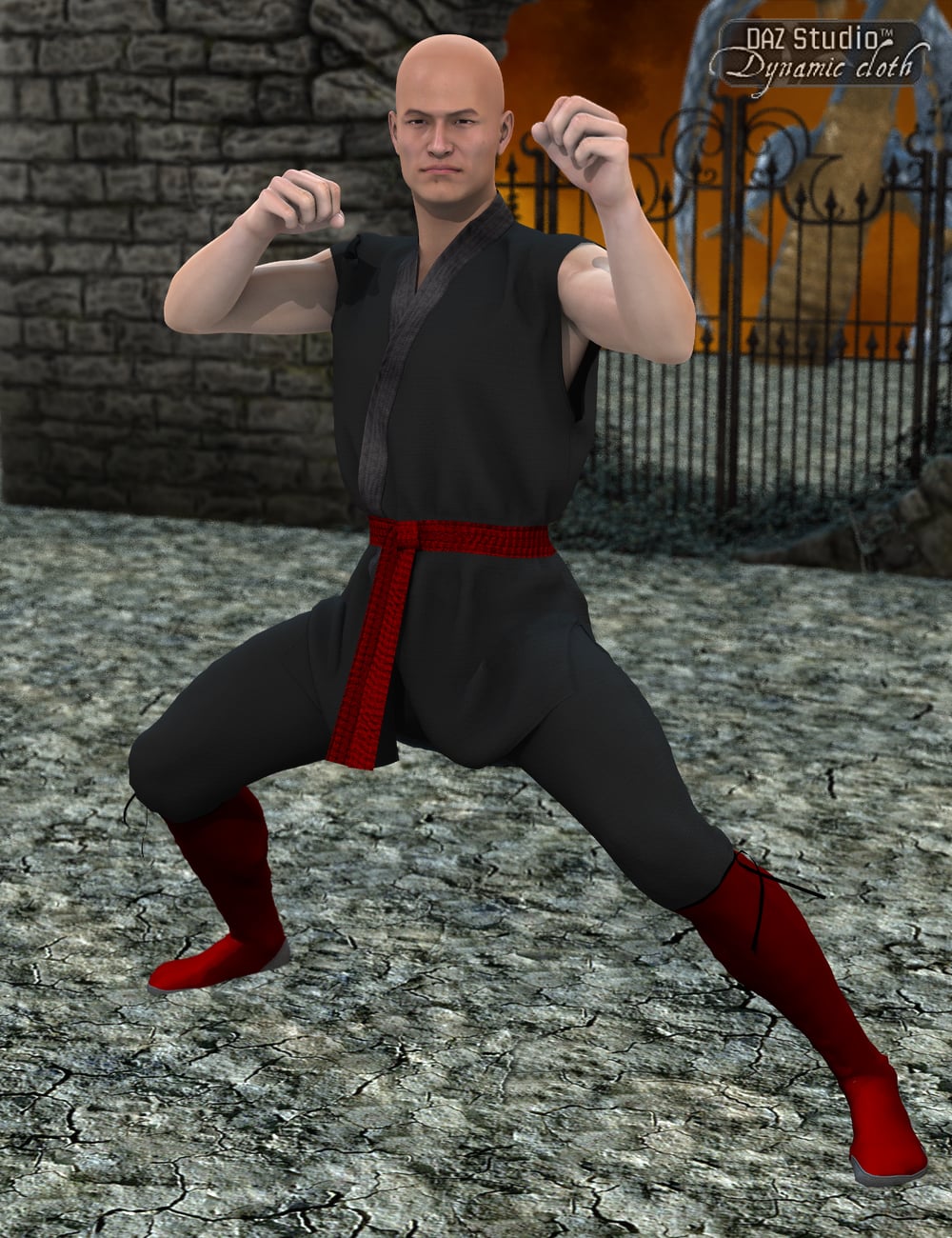 Dynamic Ninja Suit for Michael 5 | Daz 3D