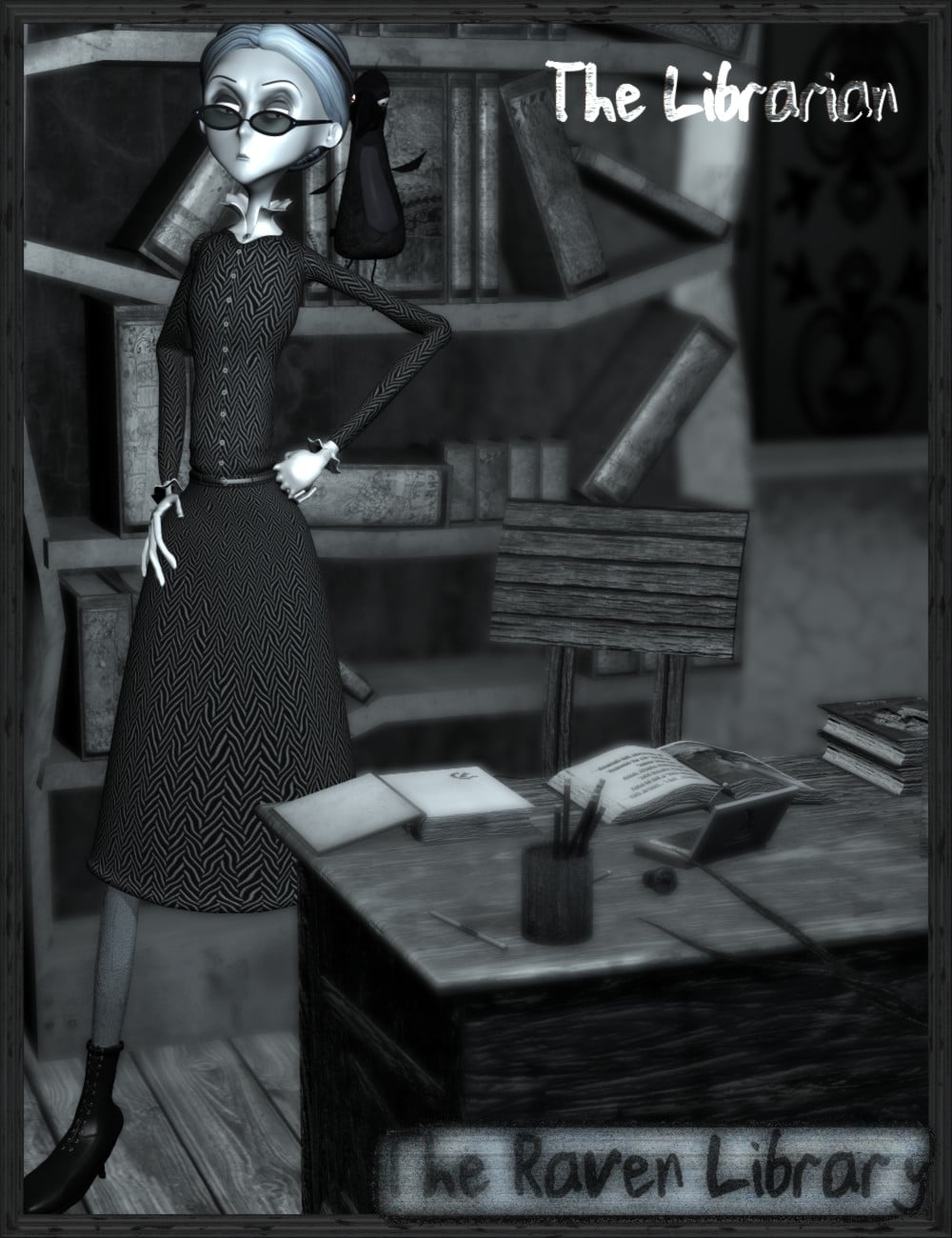The Raven Library - BUNDLE | Daz 3D