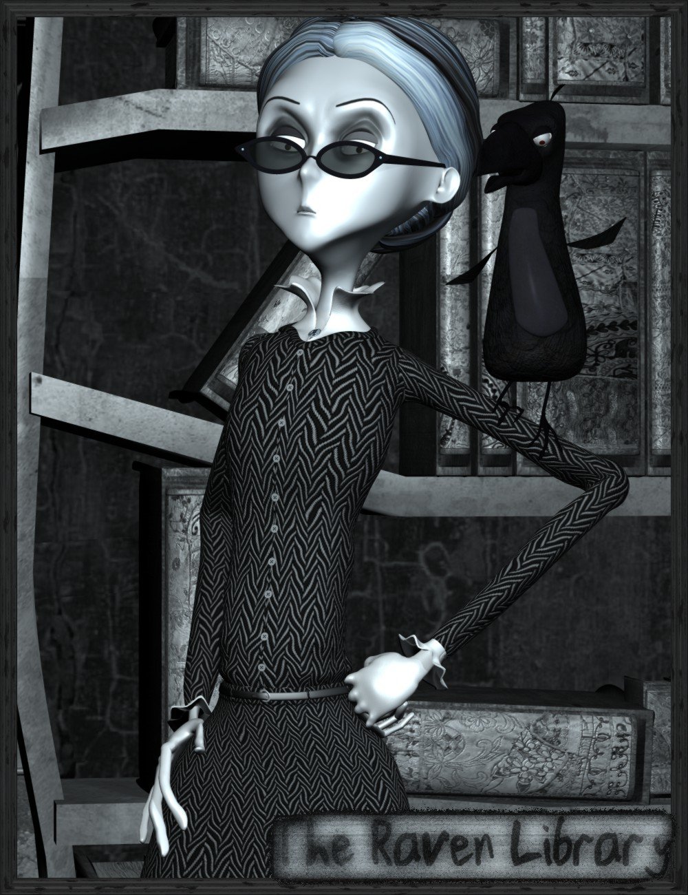 The Raven Library - BUNDLE | Daz 3D