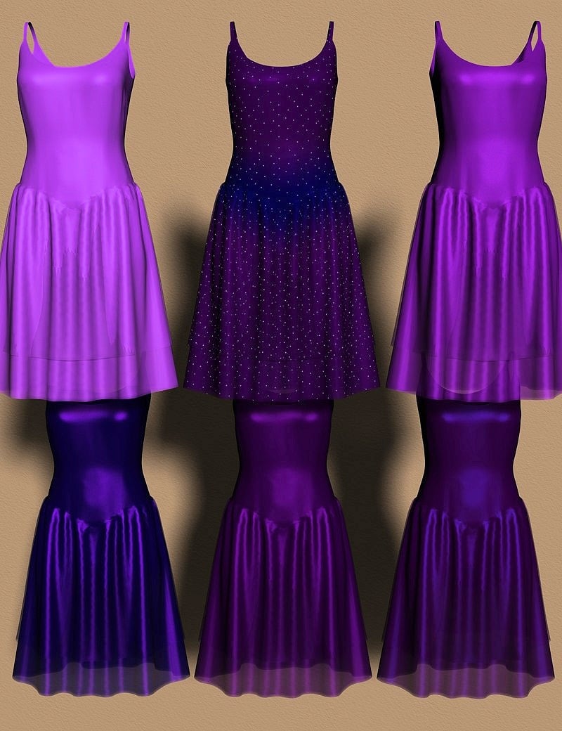 Dynamic Flirty Dress for DAZ Studio | Daz 3D