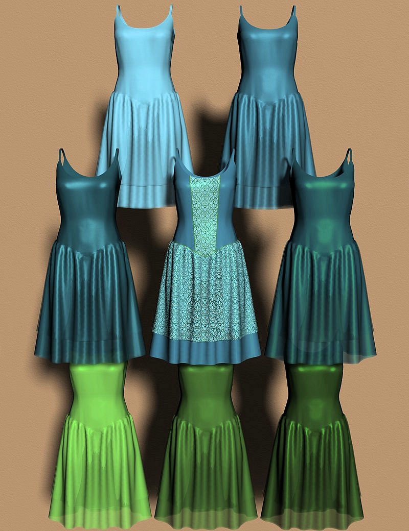 Dynamic Flirty Dress for DAZ Studio | Daz 3D