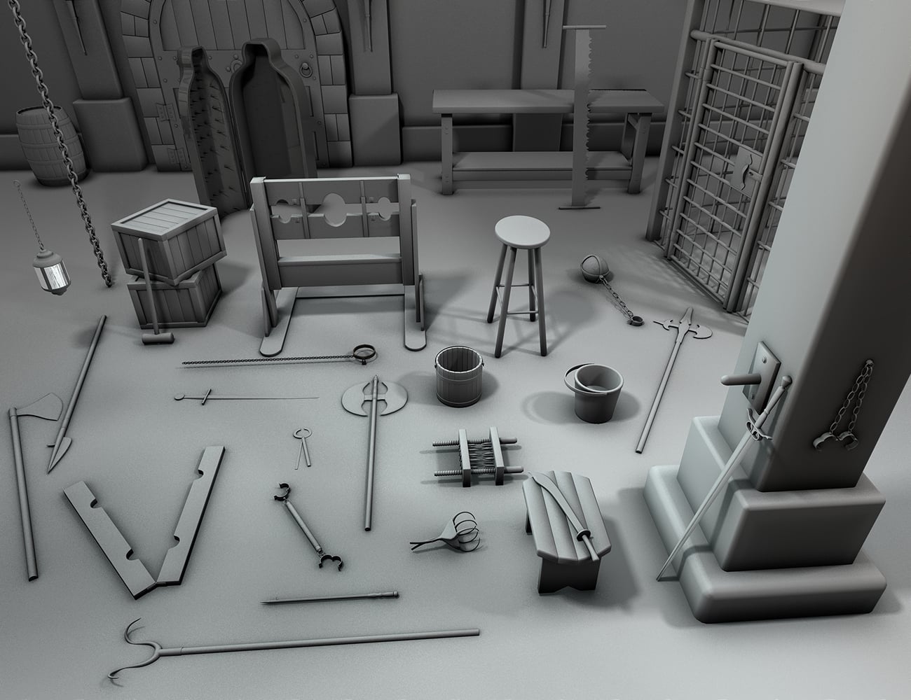 The Dungeon Props | Daz 3D
