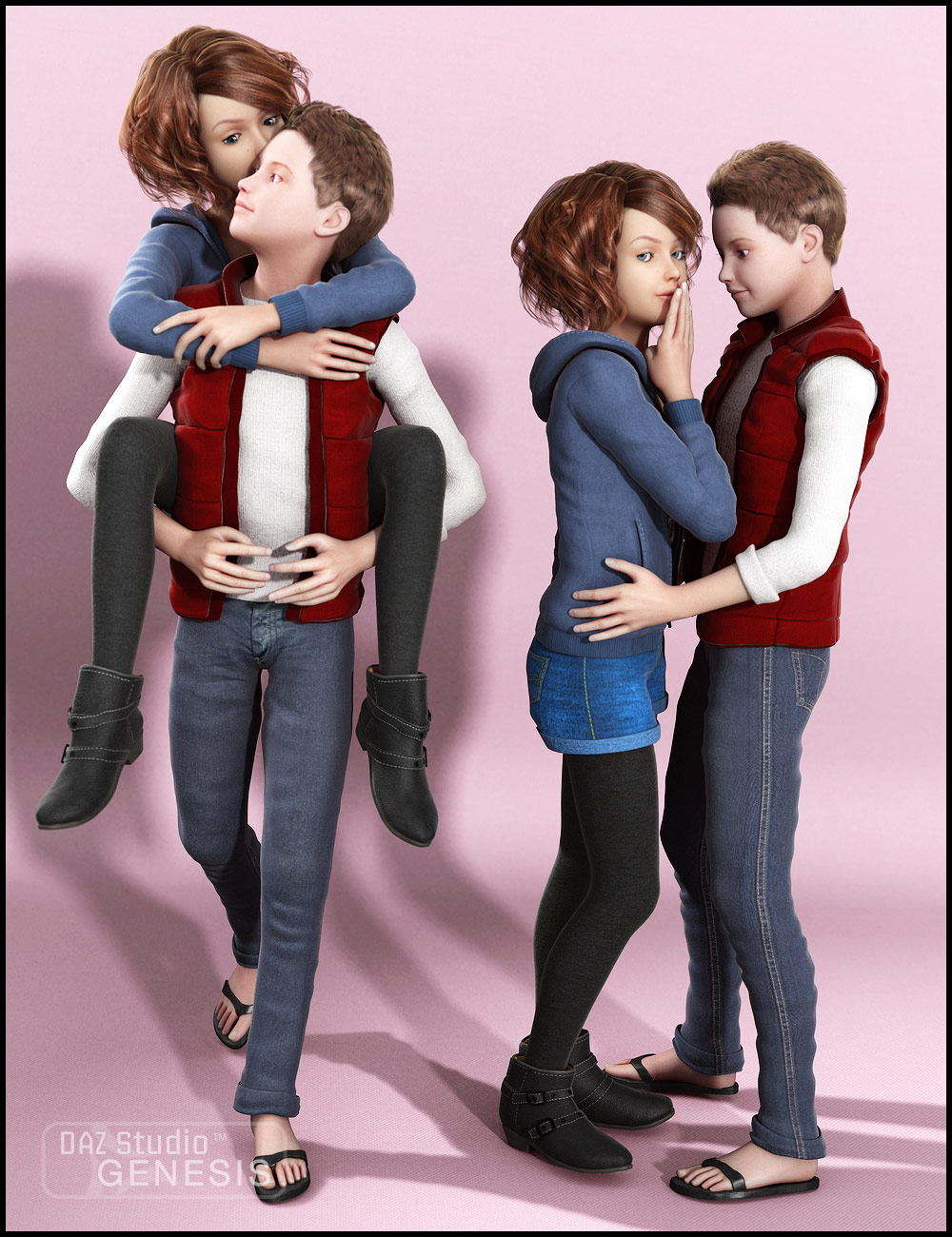 Young Teens 5 Pro Bundle Daz 3d 2585