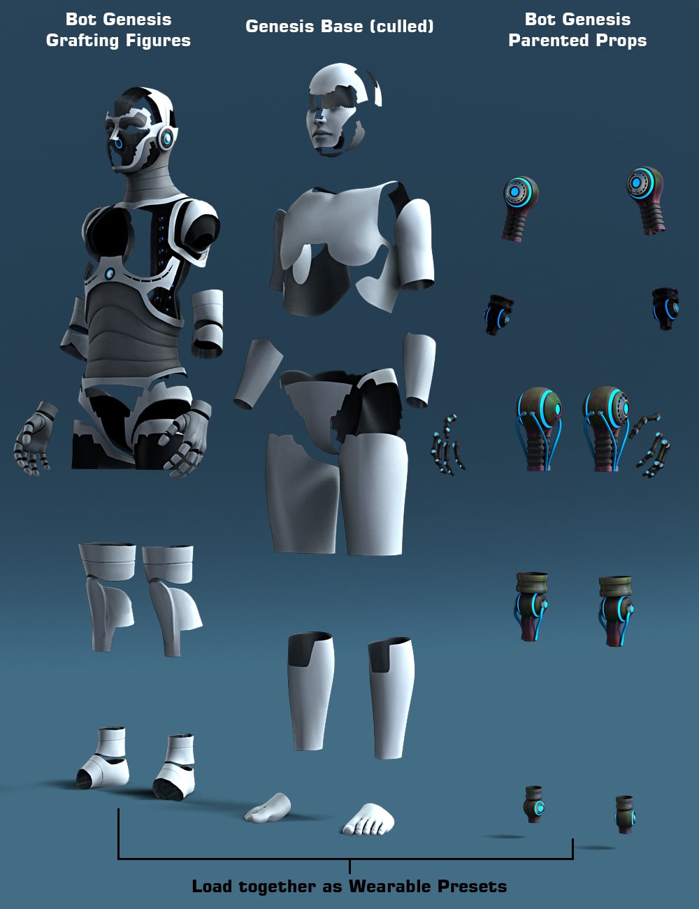 Bot Genesis | Daz 3D