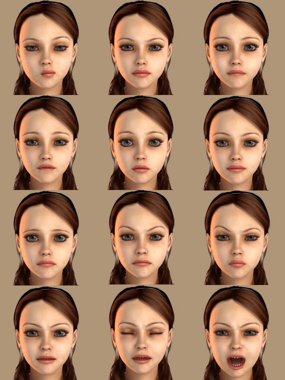 Teen Angst Poses and Expressions | Daz 3D