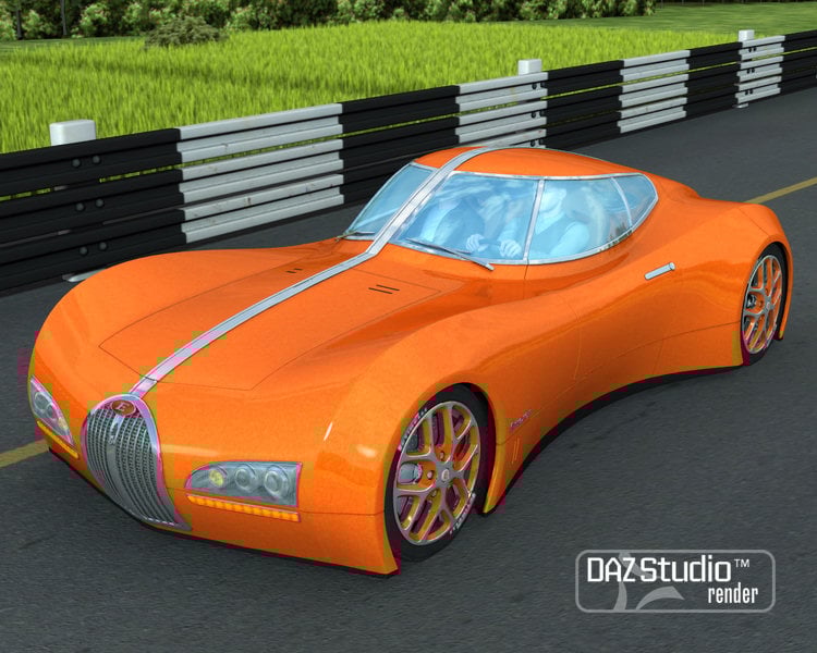 Sports Car Emexon | Daz 3D