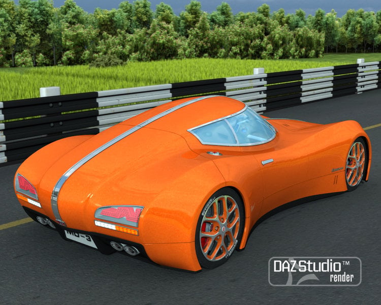 Sports Car Emexon | Daz 3D